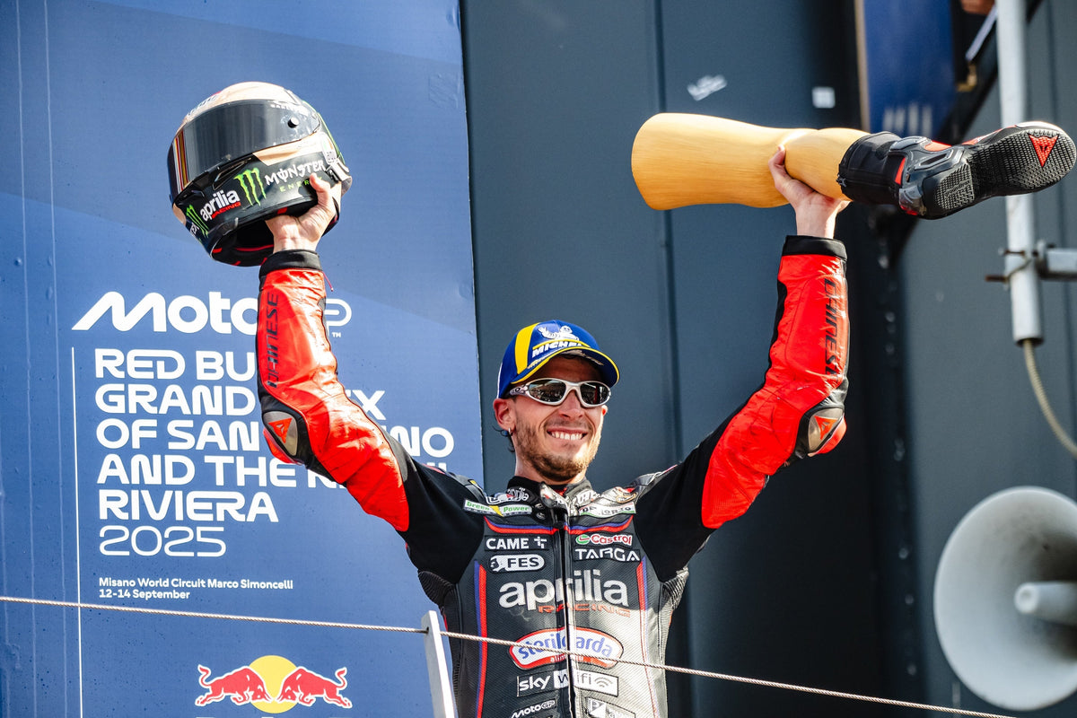 MotoGP PODIUM FOR MARCO BEZZECCHI AND APRILIA RACING AT MISANO | Bayri ...