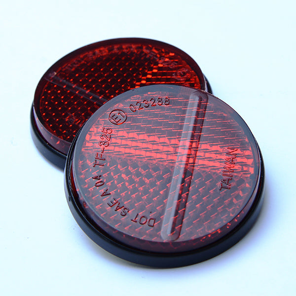 Round Reflector (4cm diameter R&G (REFL3) – Bayride Motorcycles