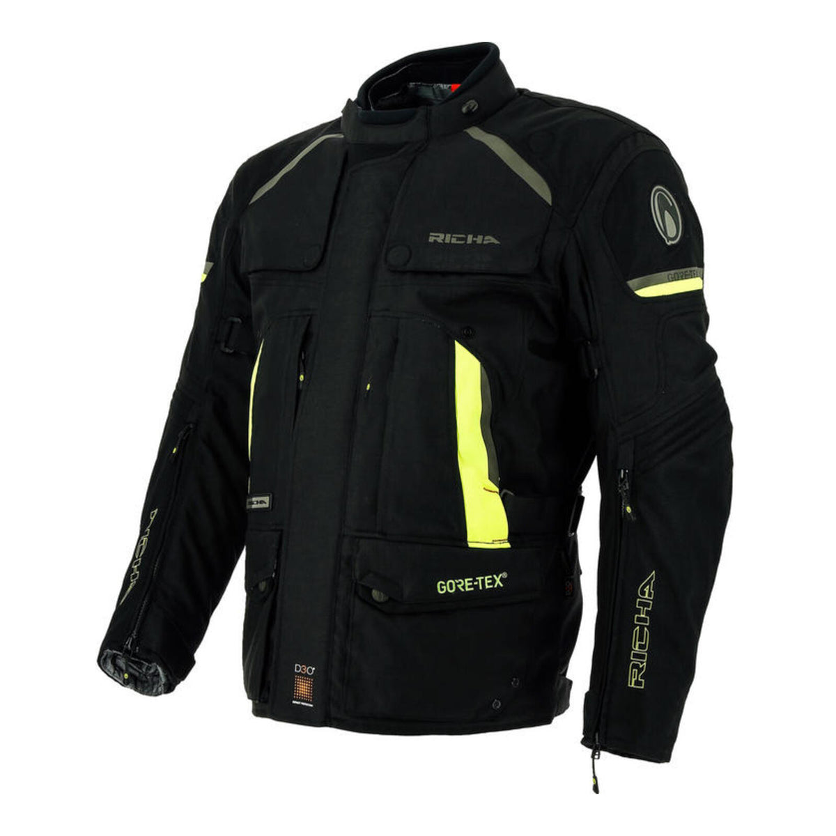 Richa Atacama Goretex Jacket - Black / Yellow (XL) – Bayride Motorcycles