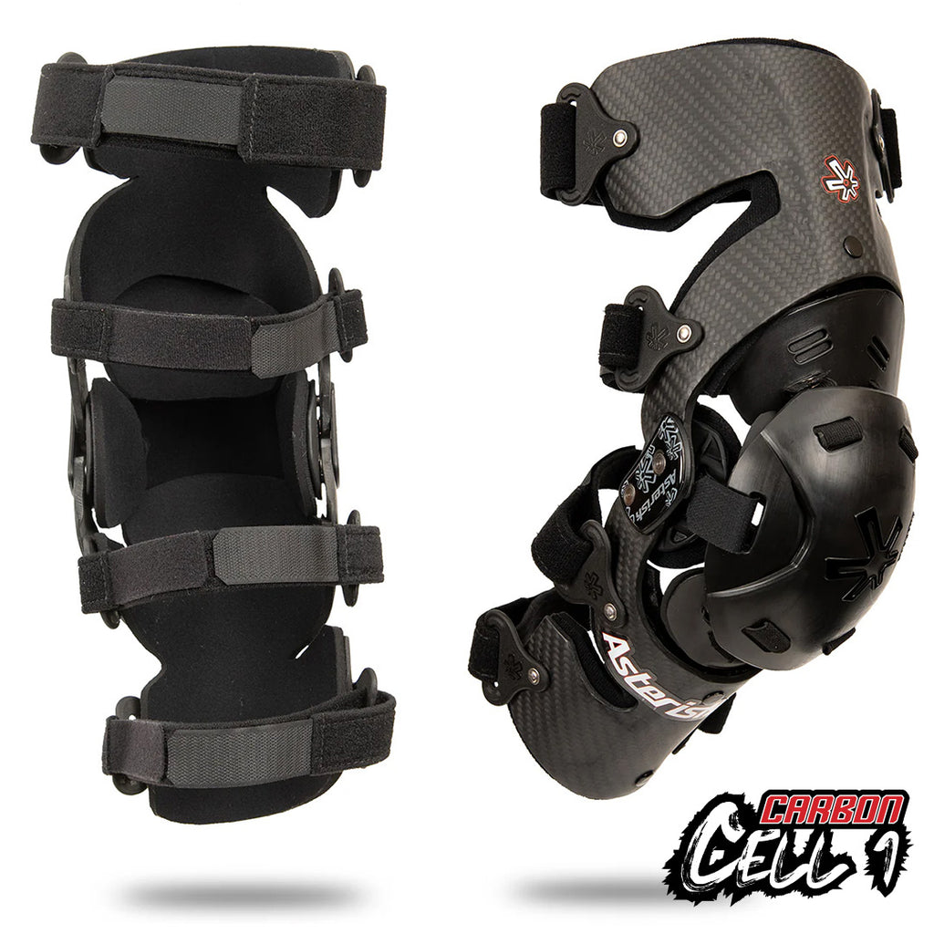 Asterisk Carbon Cell 1 Knee Braces – Bayride Motorcycles